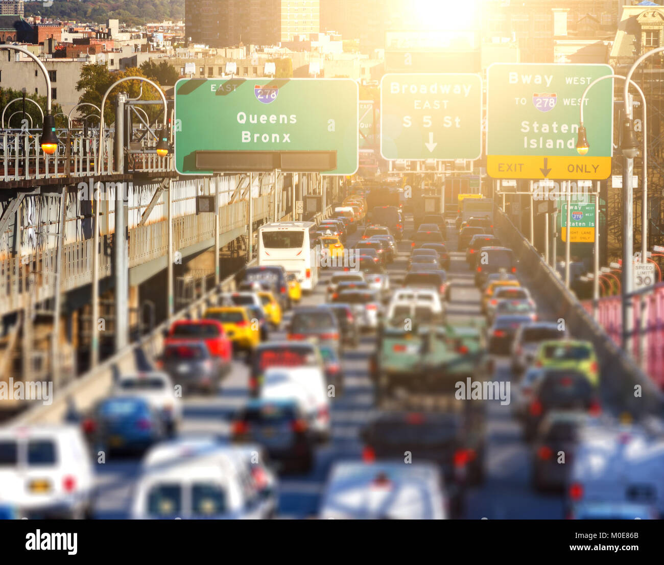 New york traffic jam hi-res stock photography and images - Alamy