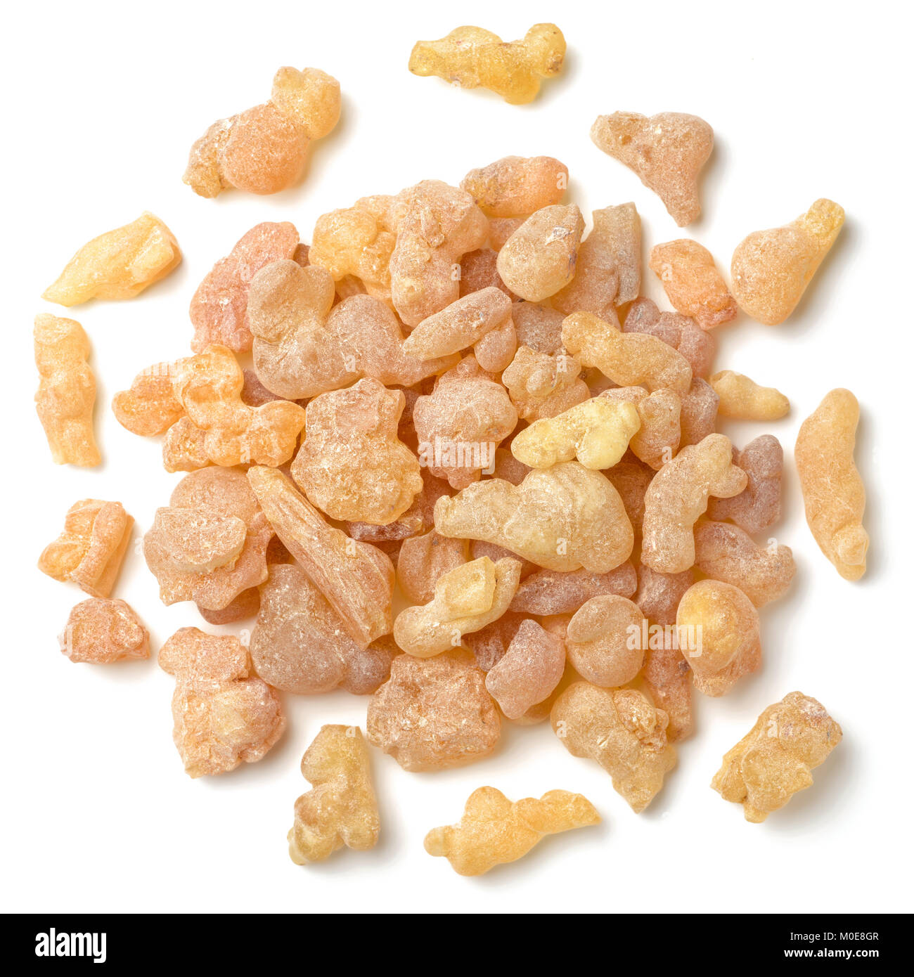 Pure Organic Frankincense Resin isolated on the white background Stock ...
