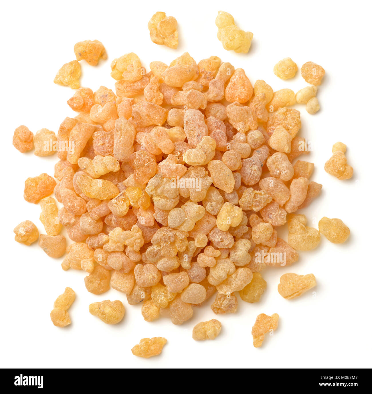 Pure Organic Frankincense Resin isolated on the white background Stock ...