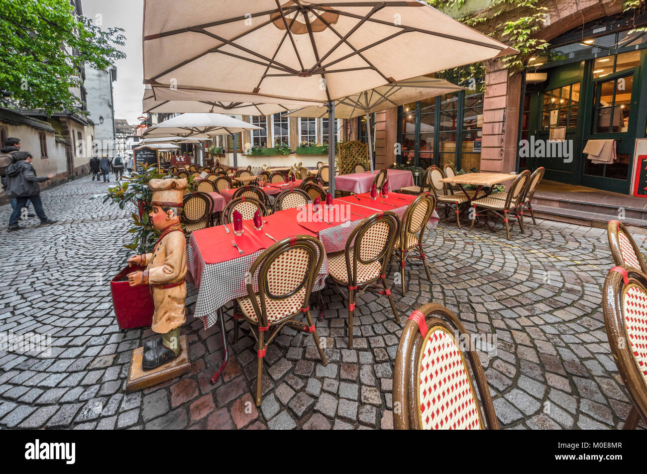 Cafe at the streets of Strasbourg Stock Photo - Alamy