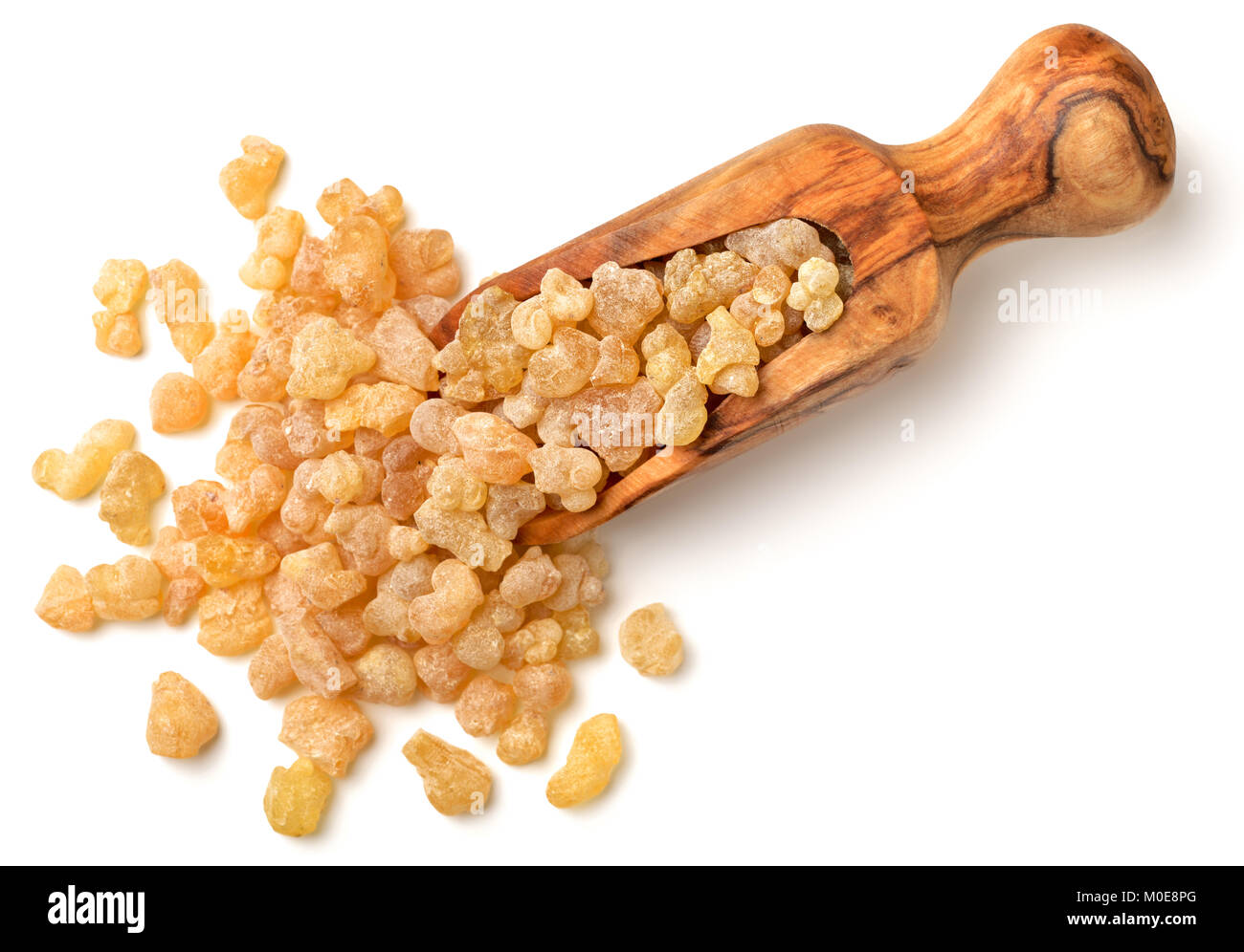 Pure Organic Frankincense Resin isolated on the white background Stock ...