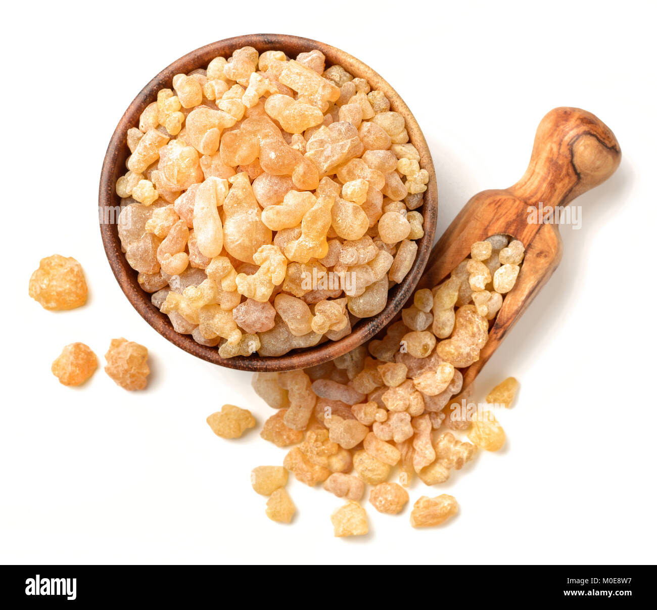 Pure Organic Frankincense Resin isolated on the white background Stock ...