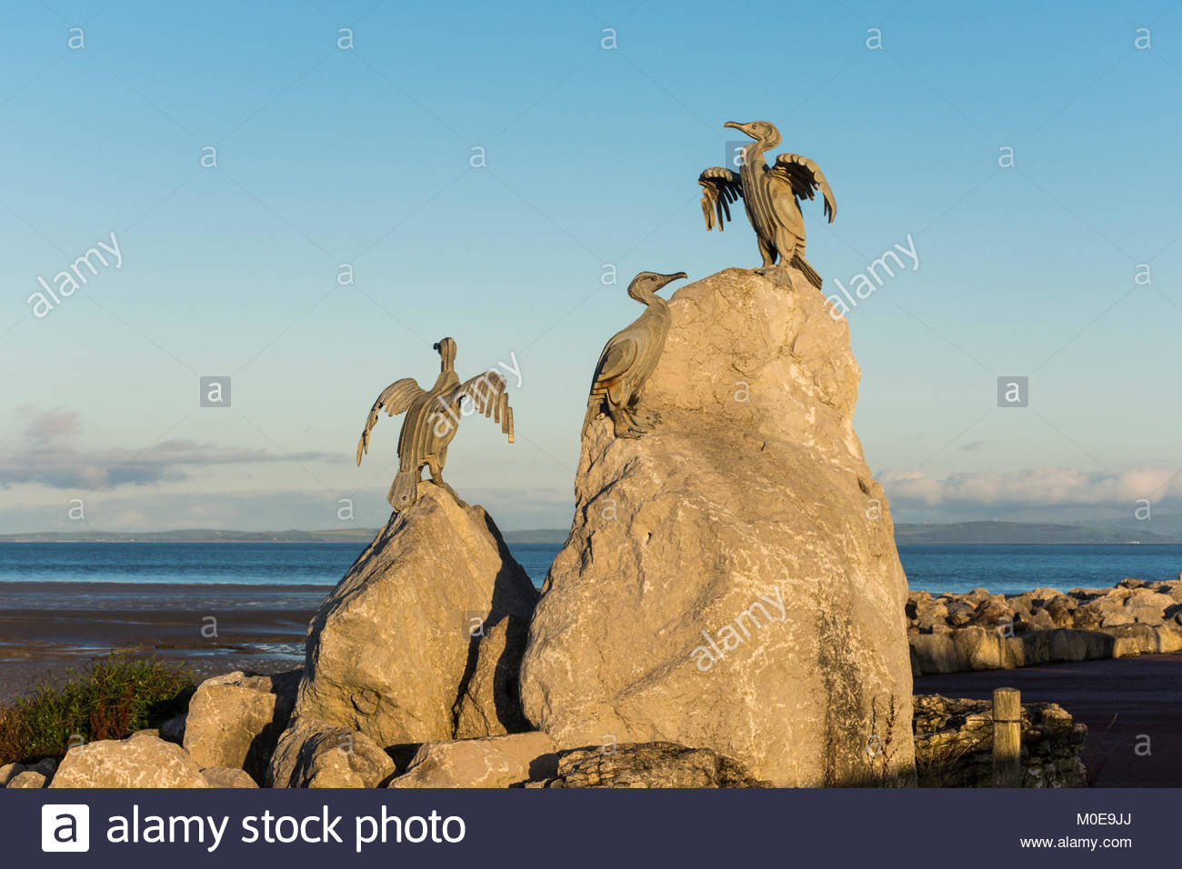 Bird Sculpture On Promenade Morecambe Stock Photos & Bird Sculpture On ...