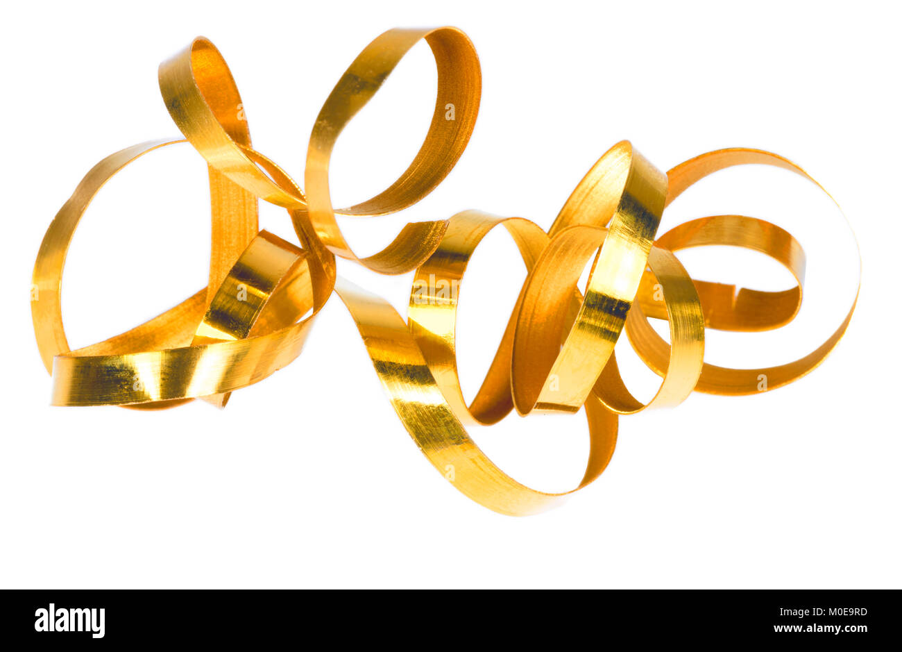 Chips of gold color - isolated Stock Photo - Alamy