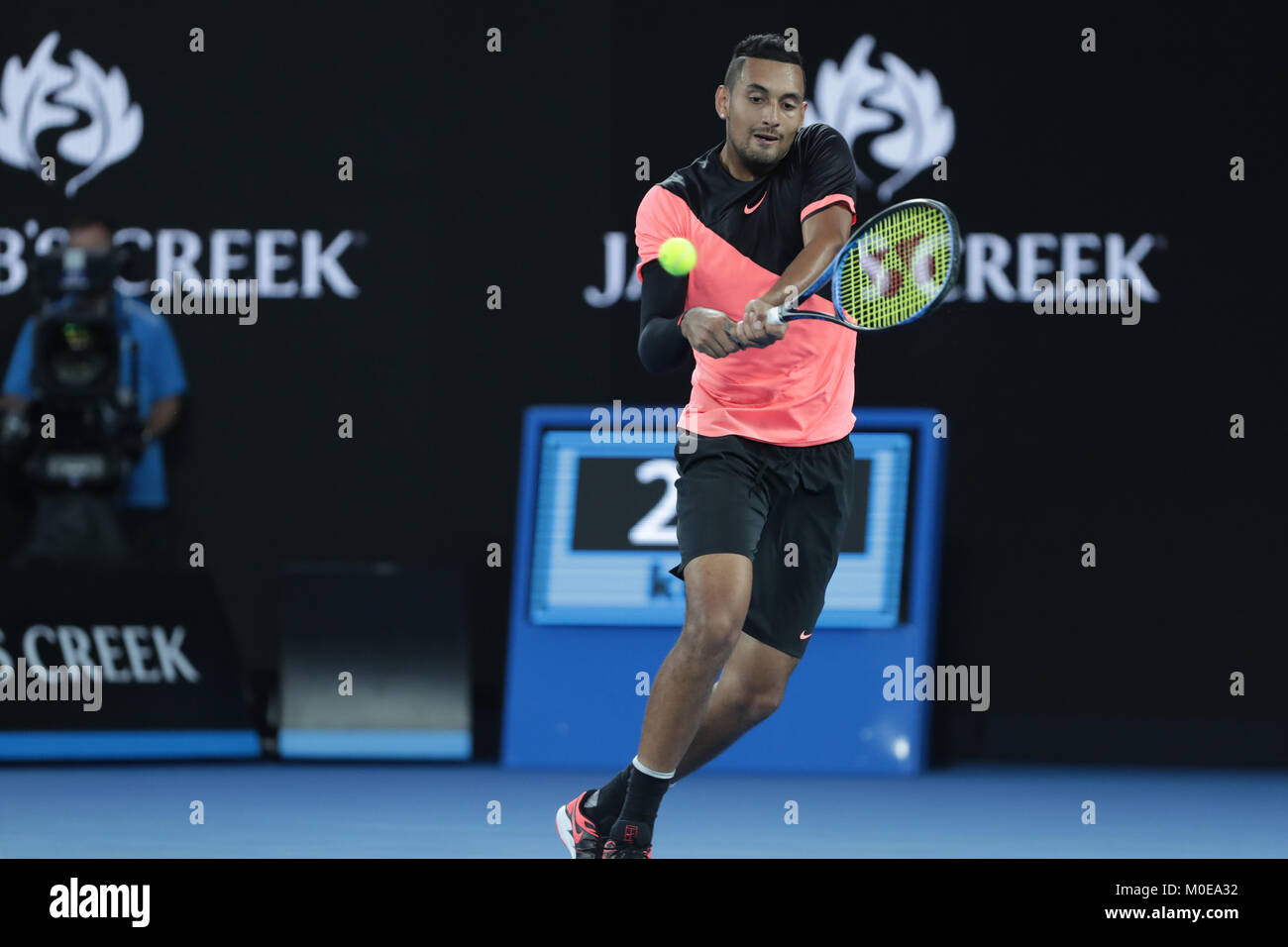 Australia. 21st Jan, 2018. Australian tennis player Nick Kyrgios is in ...