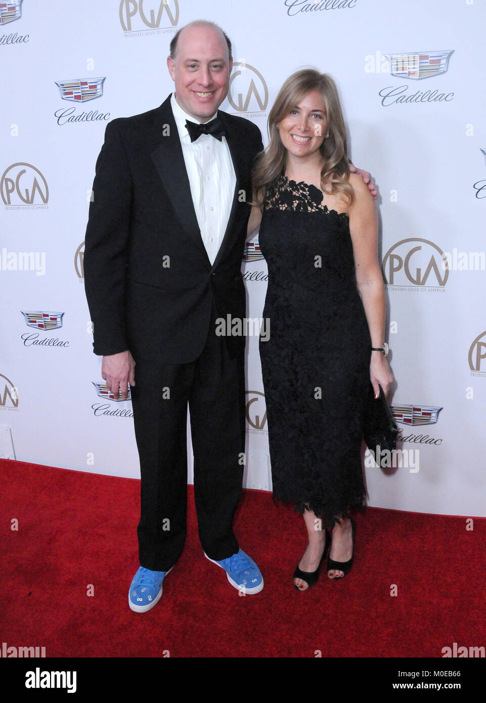 BEVERLY HILLS, CA - JANUARY 20: (L-R) Producer Ben Lehmann and Karen Lehmann attend the 2018 ...