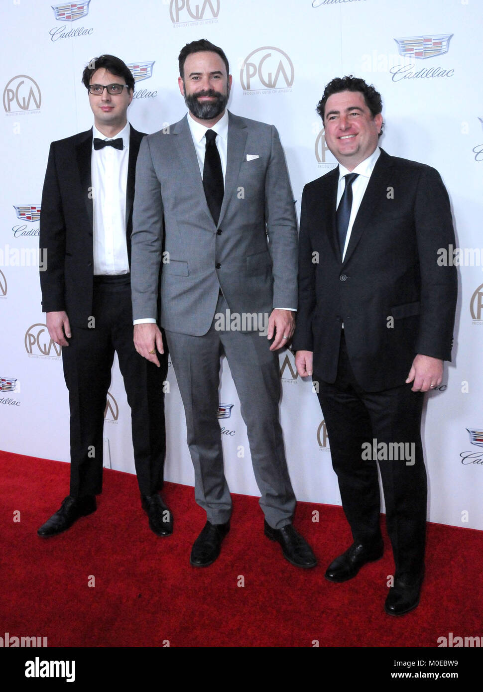 BEVERLY HILLS, CA - JANUARY 20: (L-R) Producers Matthew Torne, Mark ...