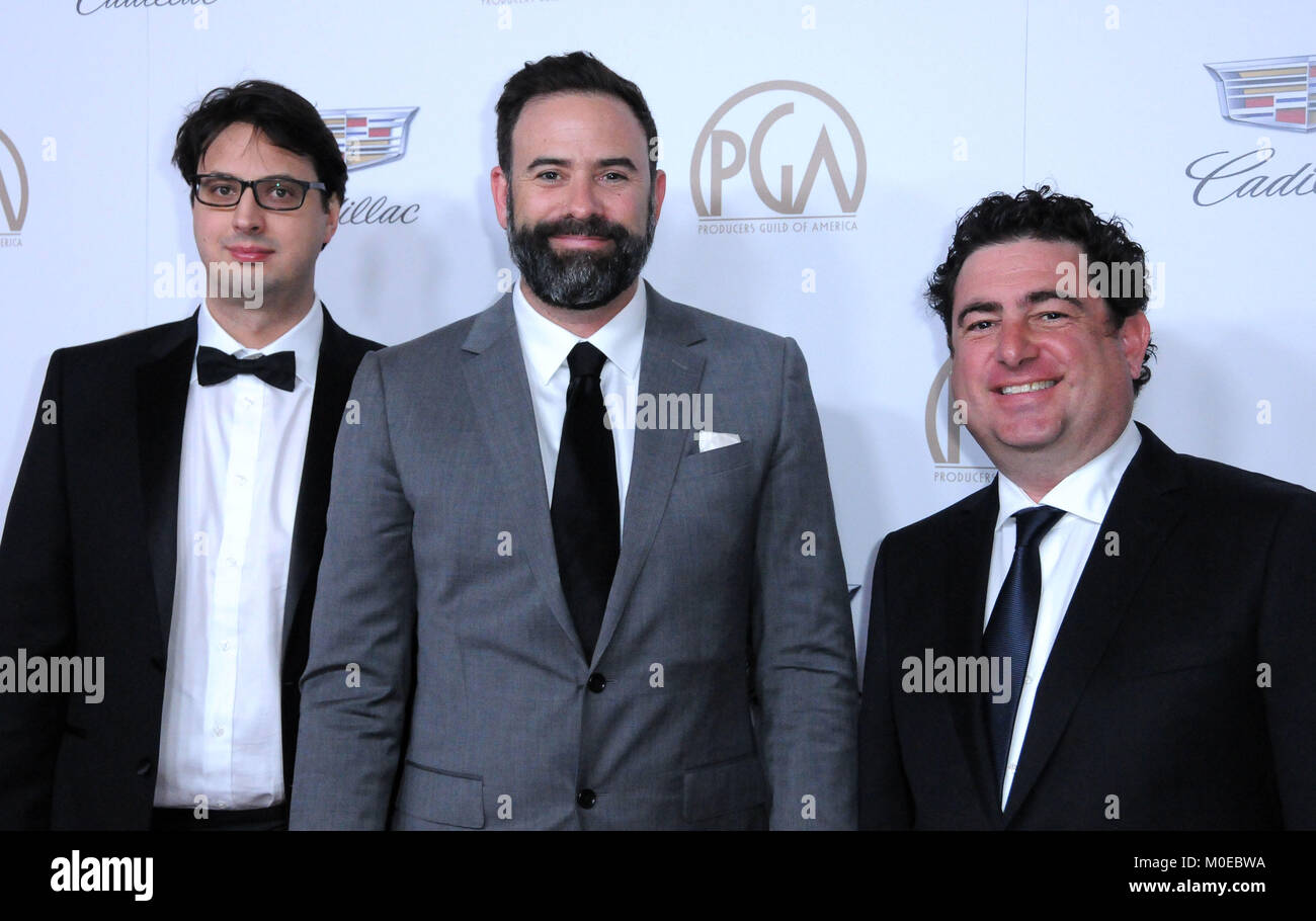 BEVERLY HILLS, CA - JANUARY 20: (L-R) Producers Matthew Torne, Mark ...