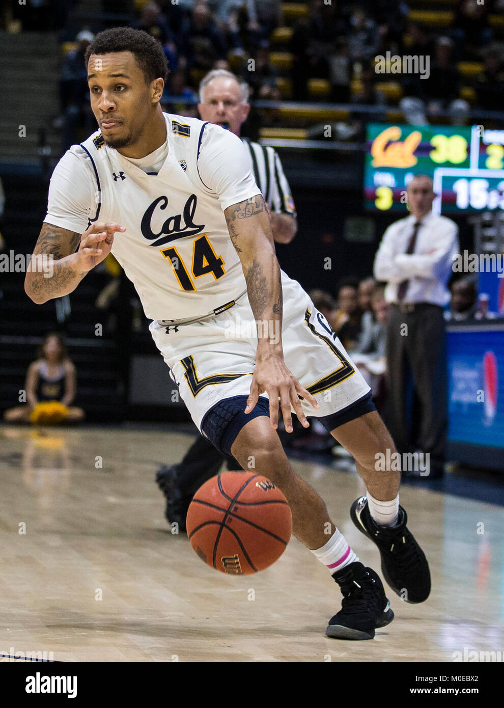 Hass Pavilion Berkeley Calif, USA. 20th Jan, 2018. CA U.S.A. California ...