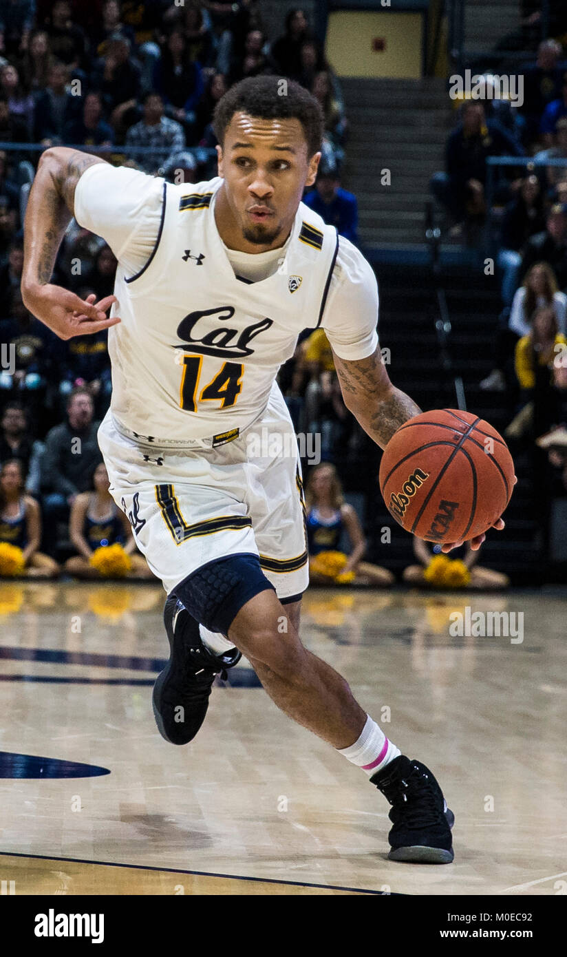 Hass Pavilion Berkeley Calif, USA. 20th Jan, 2018. CA U.S.A. California ...