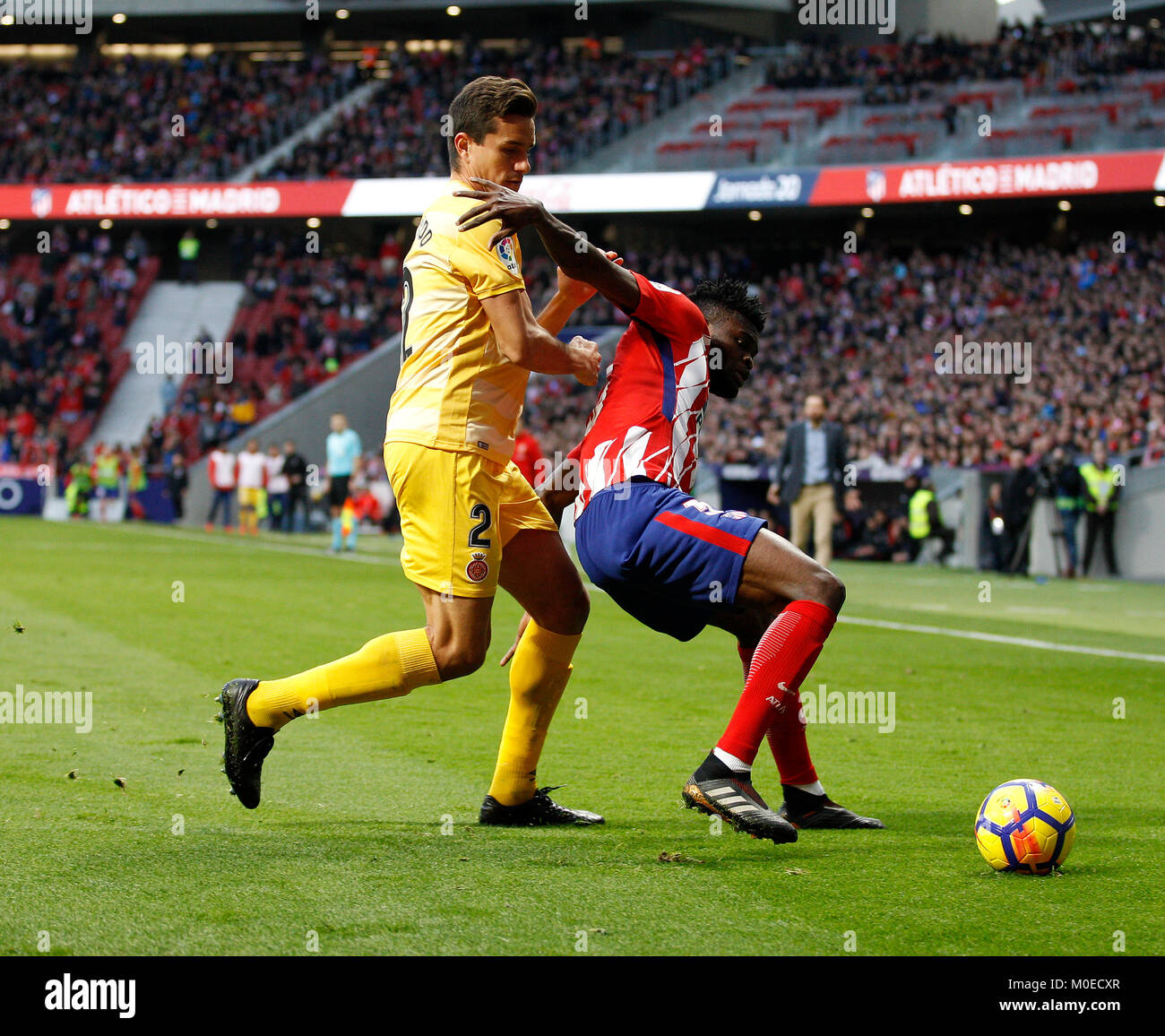 Thomas and Bernardo during La Liga match between Atletiico de Madrid ...