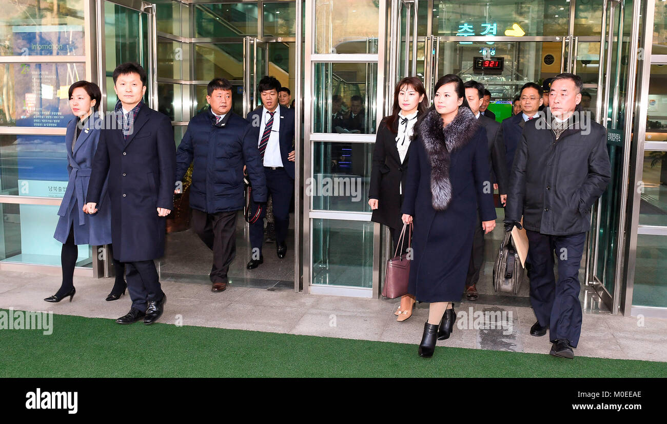 Hyon Song-Wol, Jan 21, 2018 : Hyon Song-Wol (2nd R, front), head of a ...