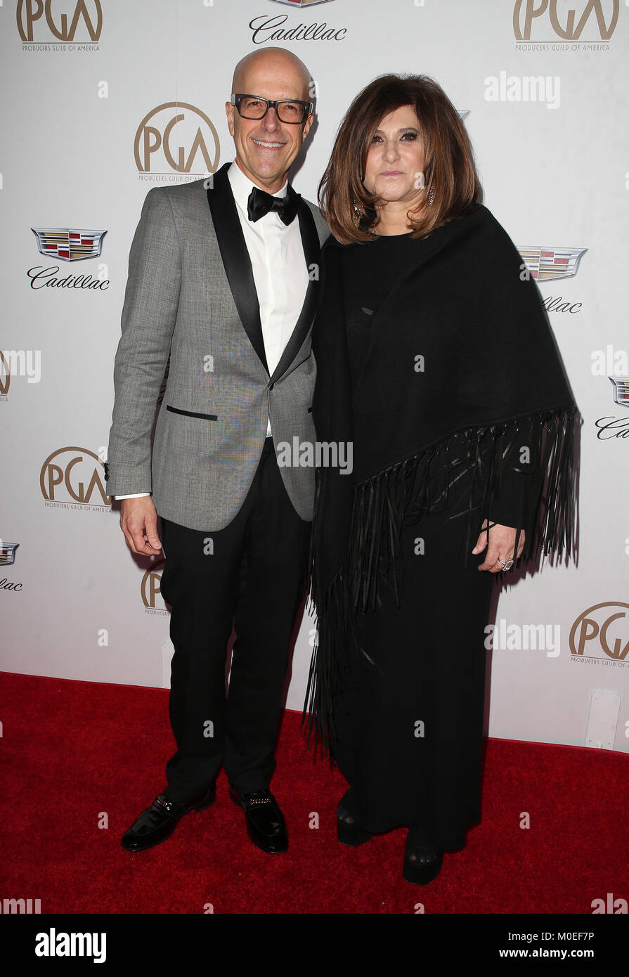 Beverly Hills, Ca. 20th Jan, 2018. Donald De Line and Amy Pascal at the ...