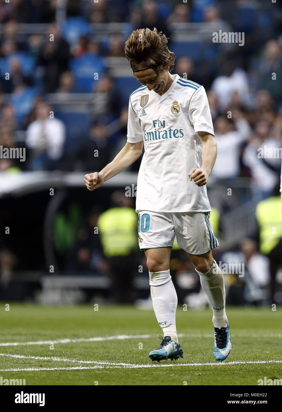 Madrid, Madrid, Spain. 21st Jan, 2018. Real Madrid player Luka Modric ...