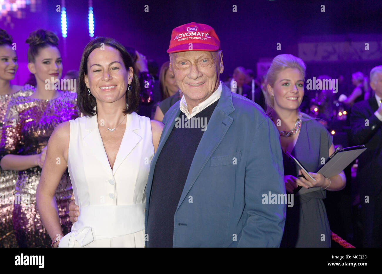 Kitzbuehel, Austria. 20th Jan, 2018. Former Formula 1 driver Niki Lauda ...