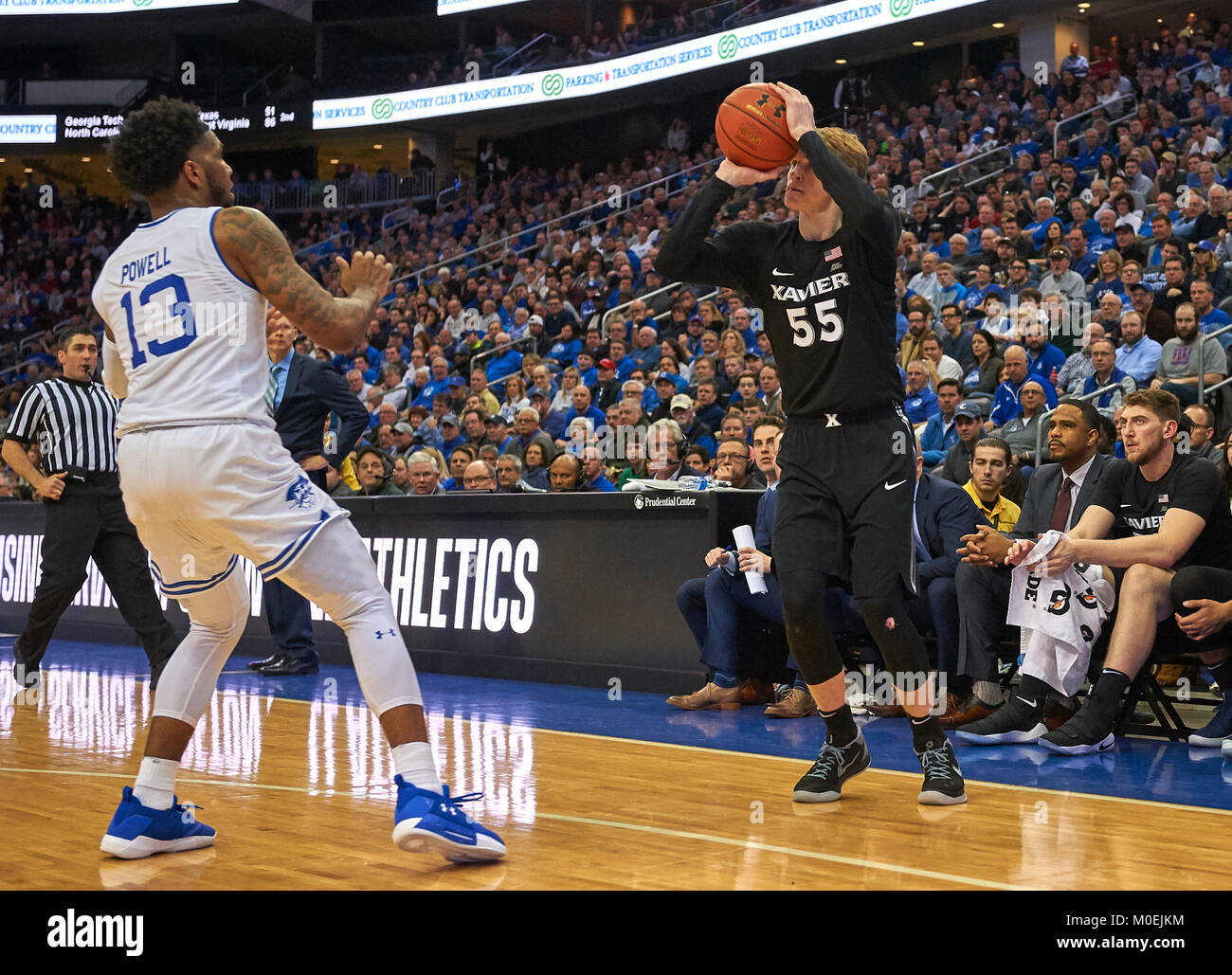 Xavier musketeers guard j p macura 55 hi-res stock photography and ...