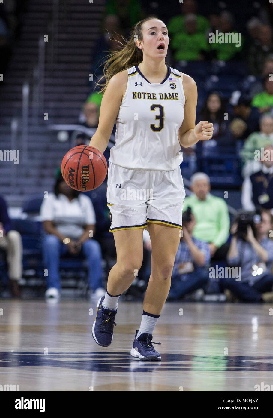 South Bend, Indiana, USA. 21st Jan, 2018. Notre Dame guard Marina ...