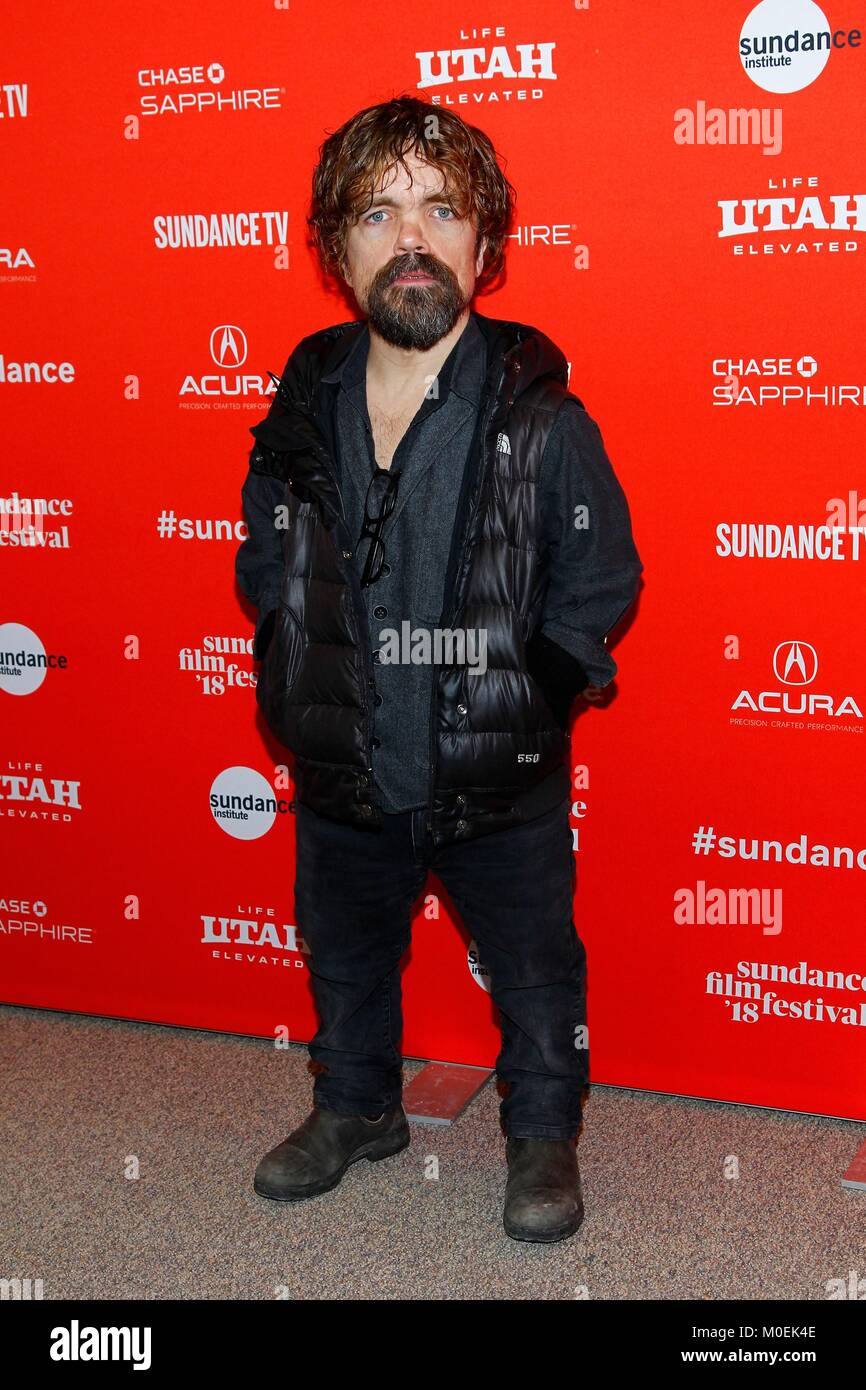 Park City, UT, USA. 21st Jan, 2018. Peter Dinklage at arrivals for I ...
