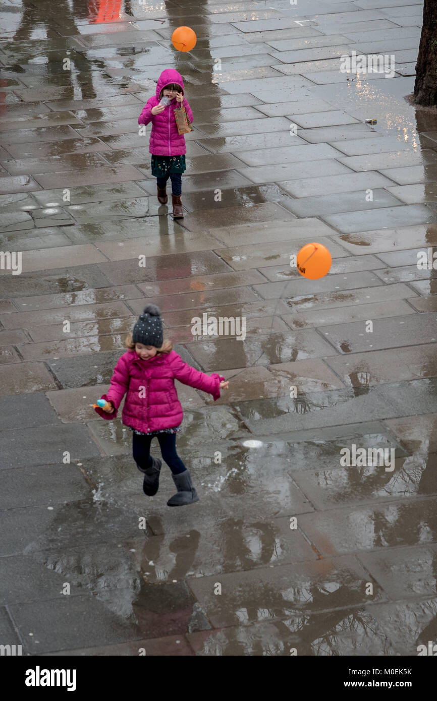 Wellies in puddles hi-res stock photography and images - Alamy