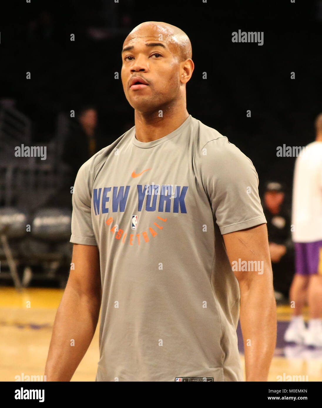 Los Angeles, CA, USA. 21st Jan, 2018. New York Knicks guard Jarrett ...