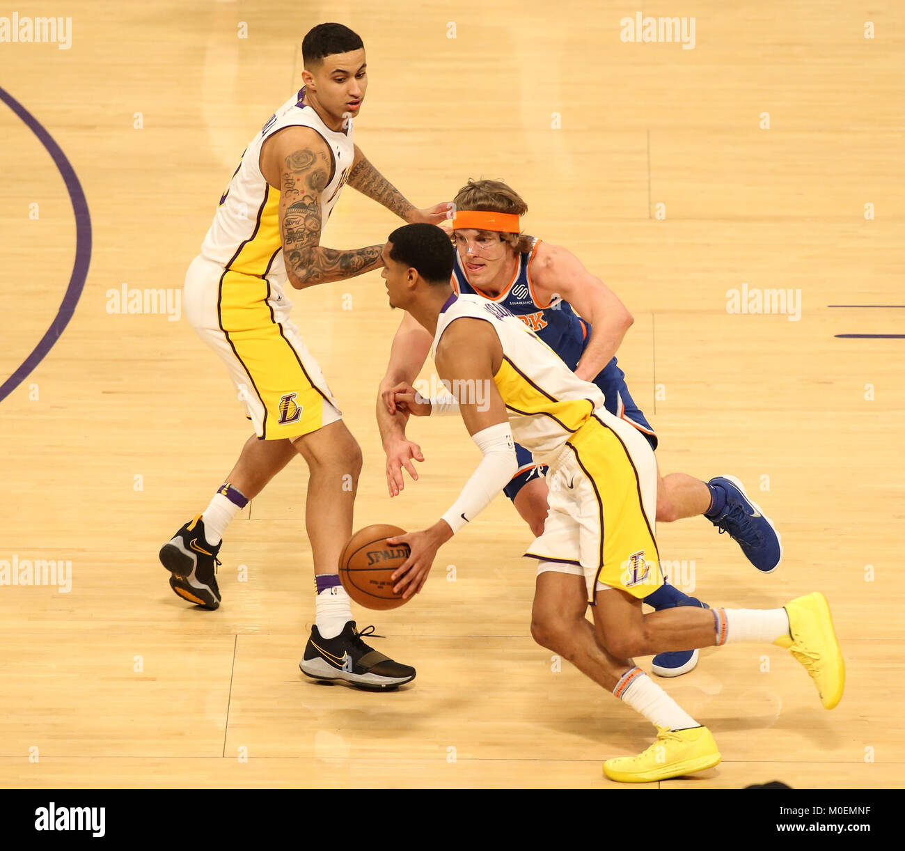 Los Angeles, CA, USA. 21st Jan, 2018. Los Angeles Lakers guard Jordan ...