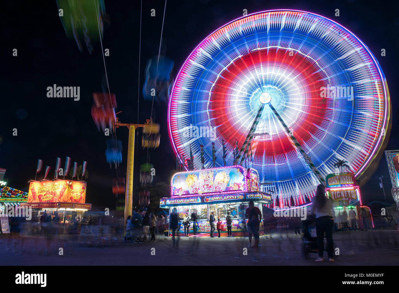 West Palm Beach, Florida, USA. 21st Jan, 2018. Fair guests are seen ...