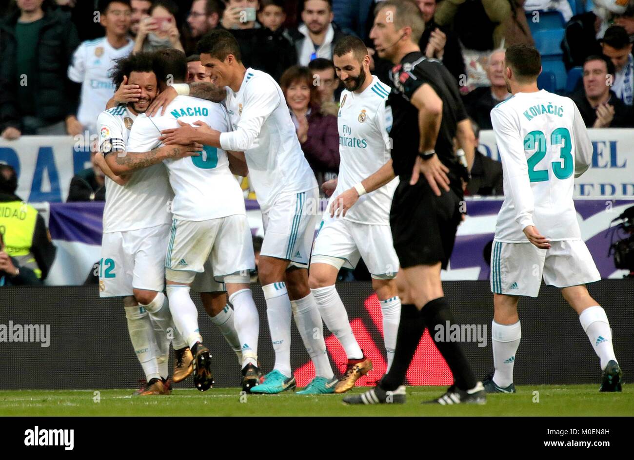 Ronaldo real madrid celebrate hi-res stock photography and images - Alamy