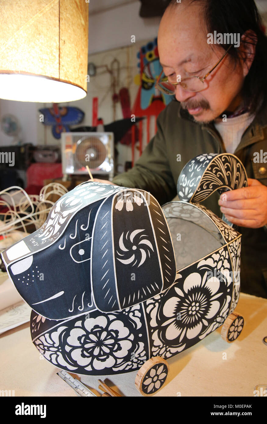 Jinan, Jinan, China. 21st Jan, 2018. Jinan, CHINA-21st January 2018: He ...