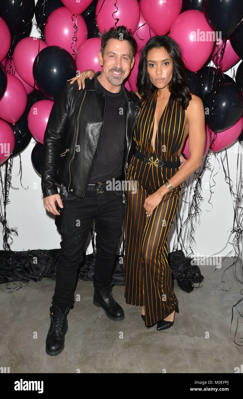 Los Angeles, Ca, USA. 21st Jan, 2018. Annie Ilonzeh, Daniel Hoff at Sal ...