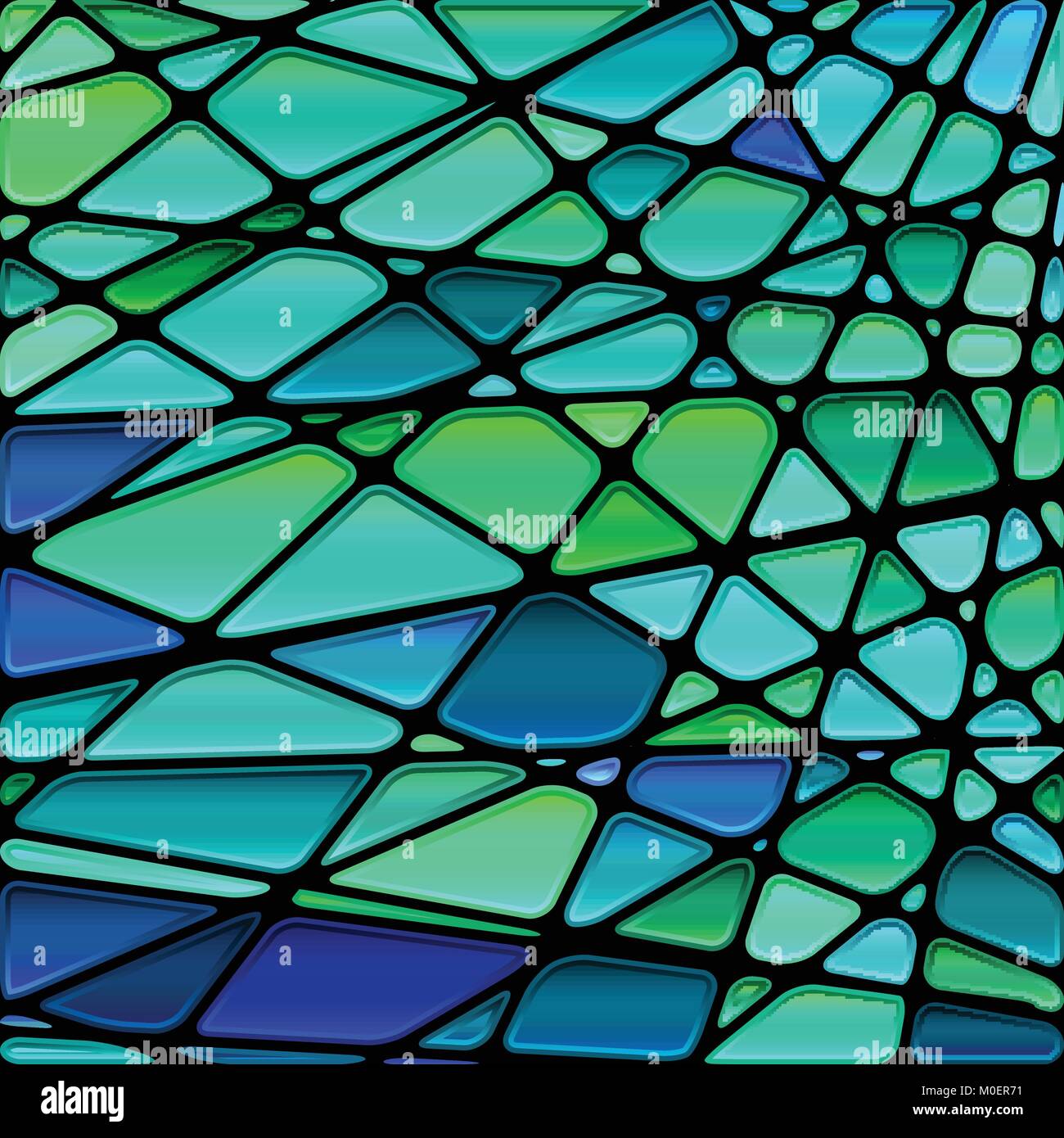 abstract vector stained-glass mosaic background Stock Vector Image ...