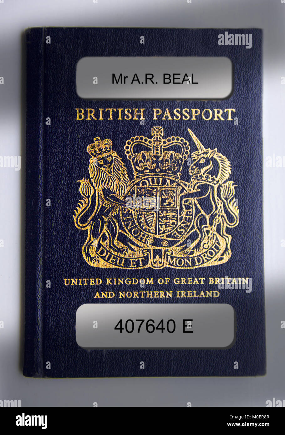 Blue passport hi-res stock photography and images - Alamy