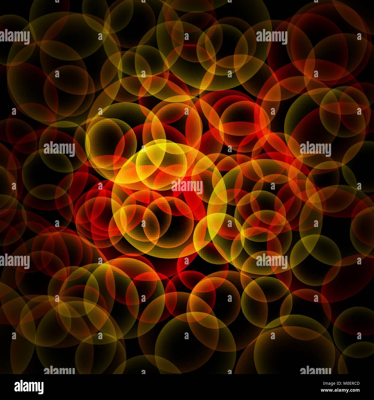 abstract vector glowing background with bright circles Stock Vector ...