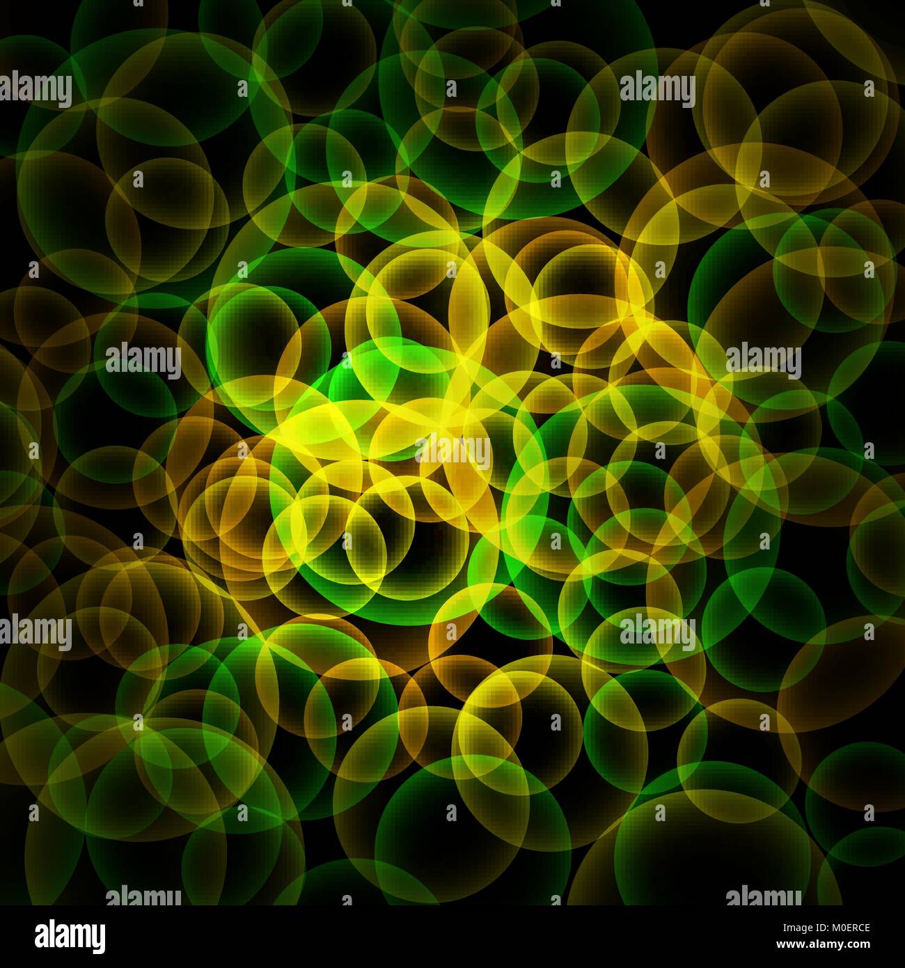 abstract vector glowing background with bright circles Stock Vector ...