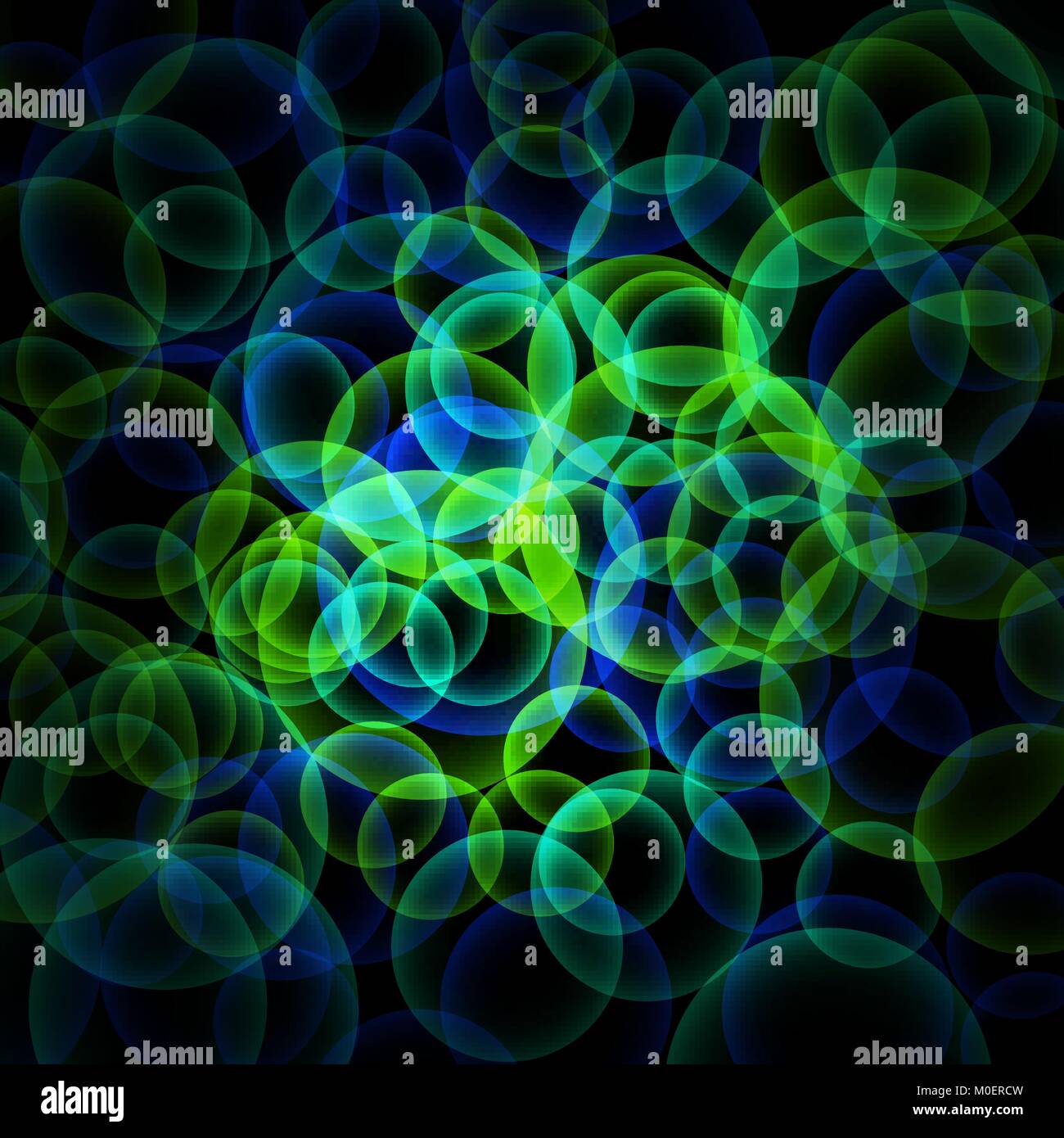 abstract vector glowing background with bright circles Stock Vector ...
