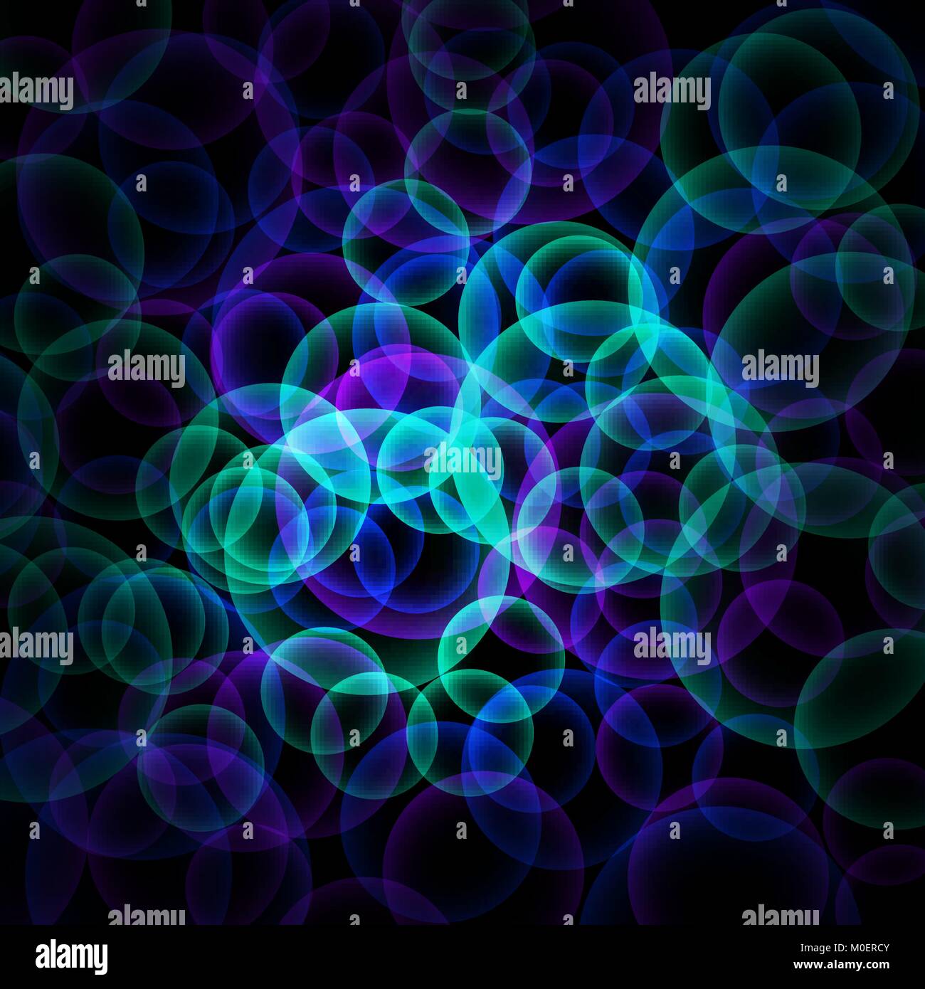 abstract vector glowing background with bright circles Stock Vector ...