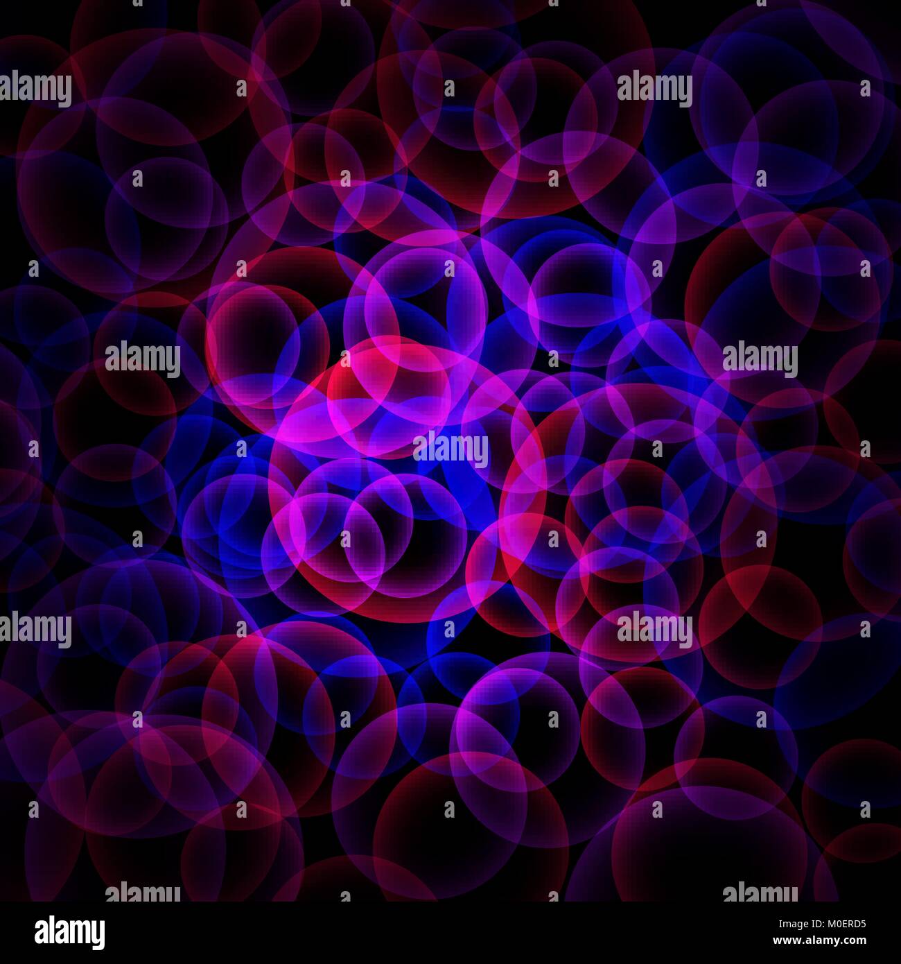 abstract vector glowing background with bright circles Stock Vector ...