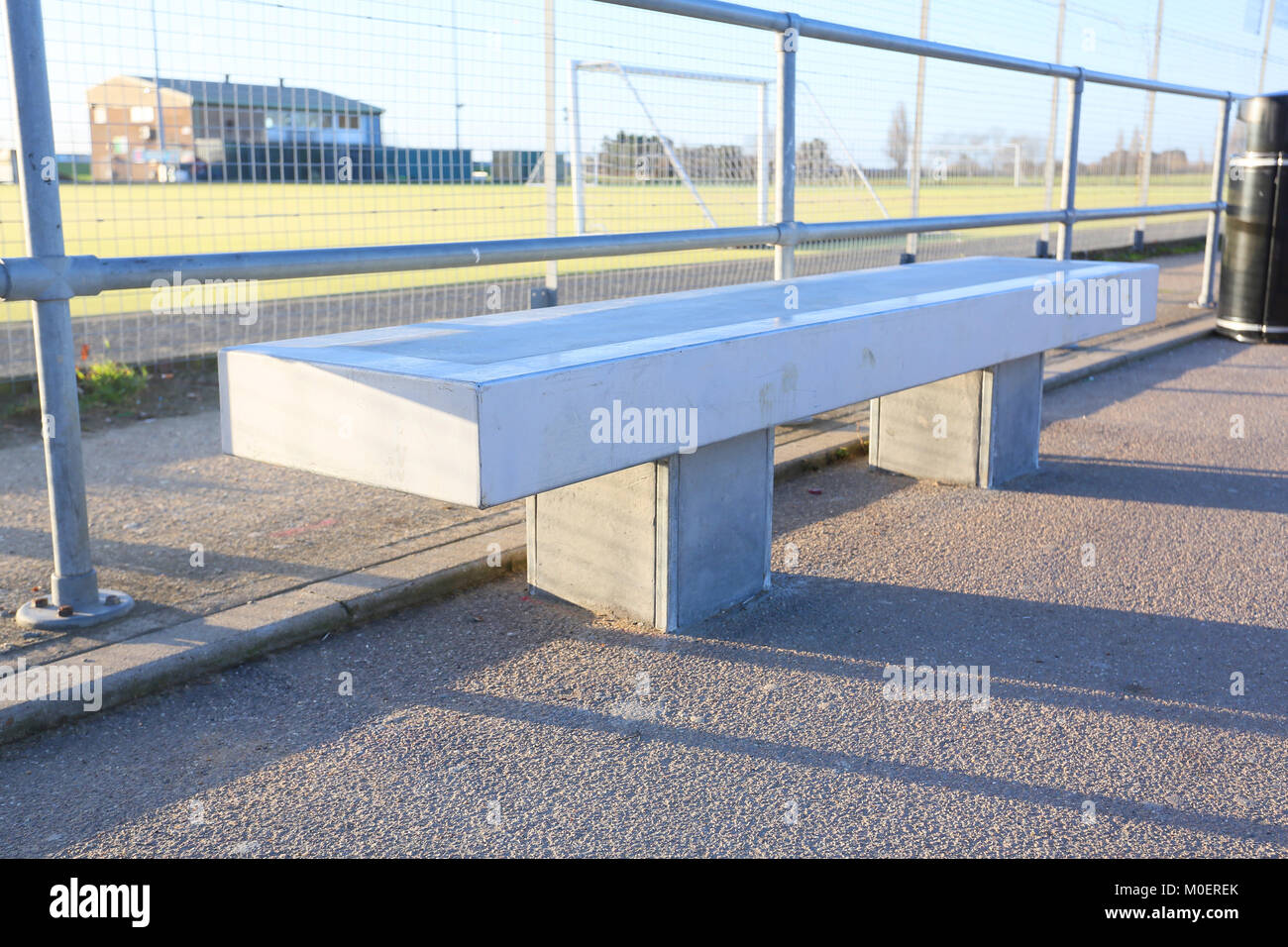 cast concrete public outdoor seating for sports or public park or play ...