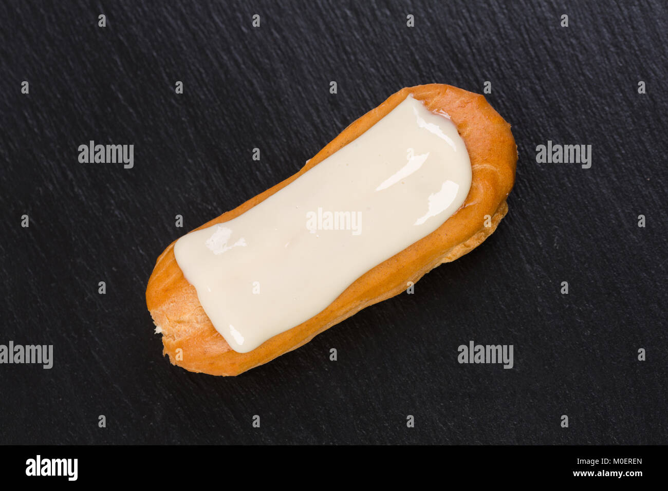 Eclair white background hi-res stock photography and images - Alamy