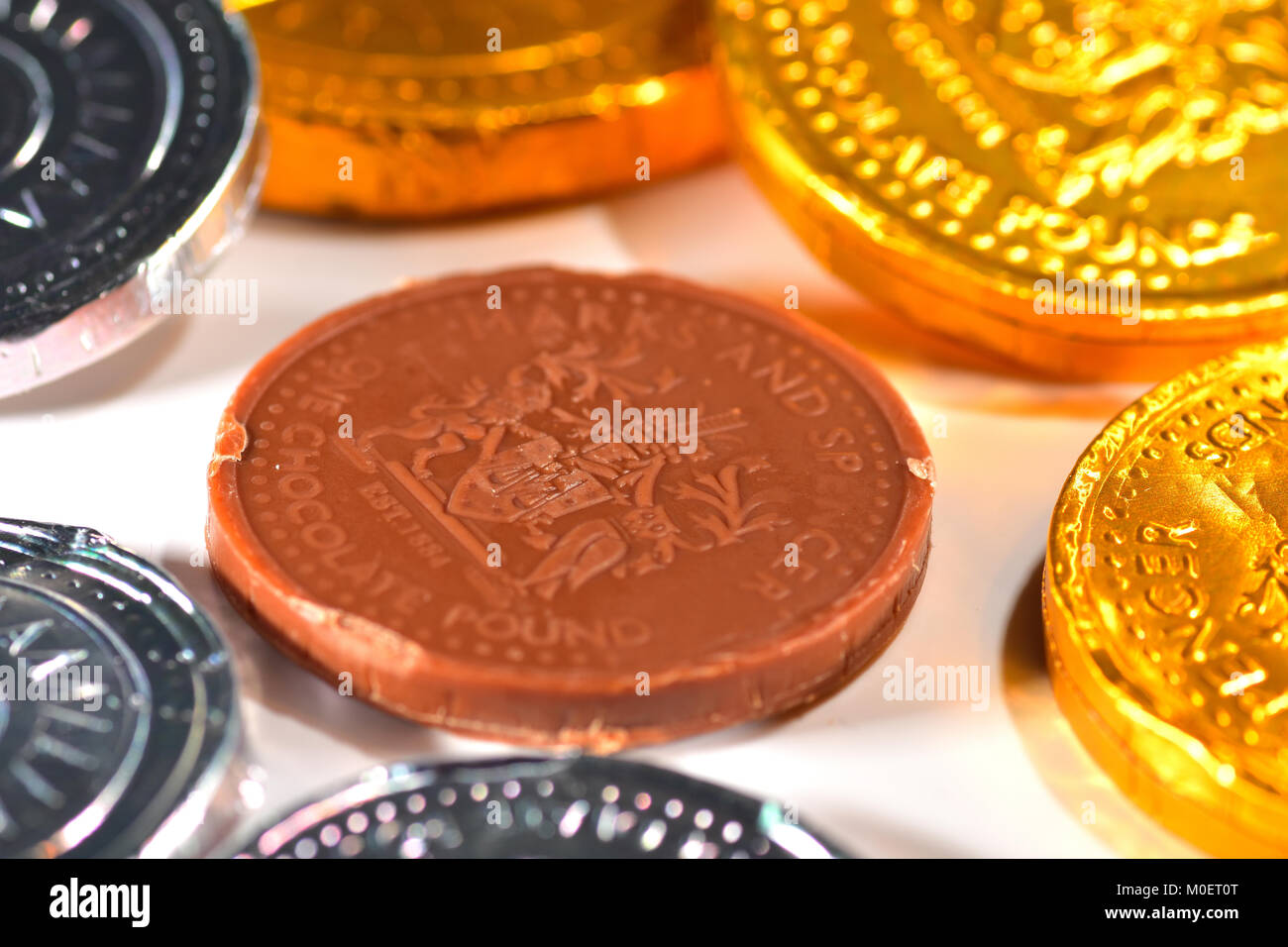 Weight pound coins hi-res stock photography and images - Alamy