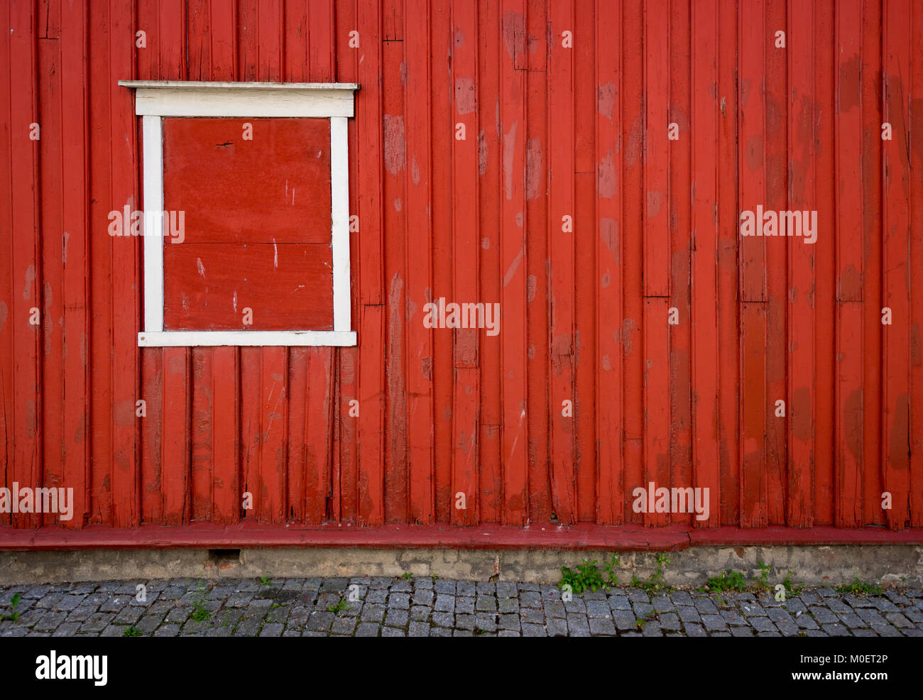 Window details of traditional house in scandinavian style. Norway ...
