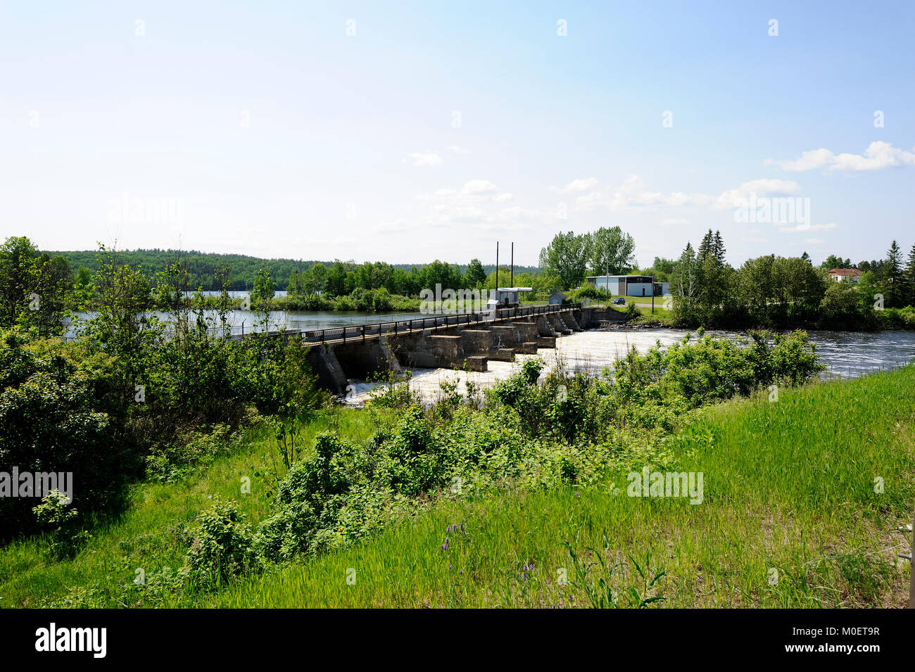 This is the Latchford dam, controlling the water ffom Bay lake and the ...