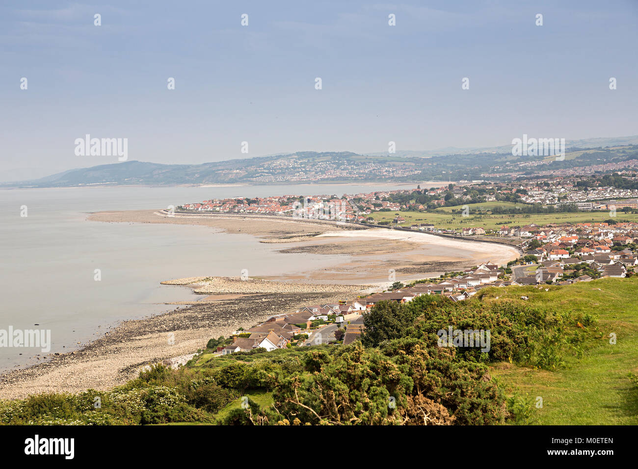 Penrhyn Bay from Little Orme, Conwy, Wales, UK Stock Photo - Alamy