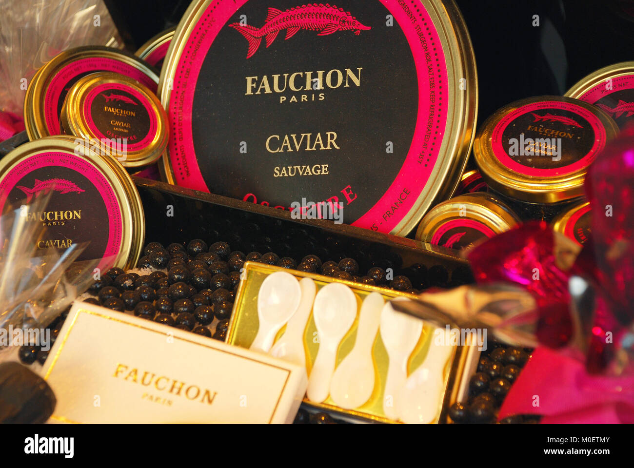Fauchon Pâtissier, Choclatier and Delicatessen Paris, France Stock ...