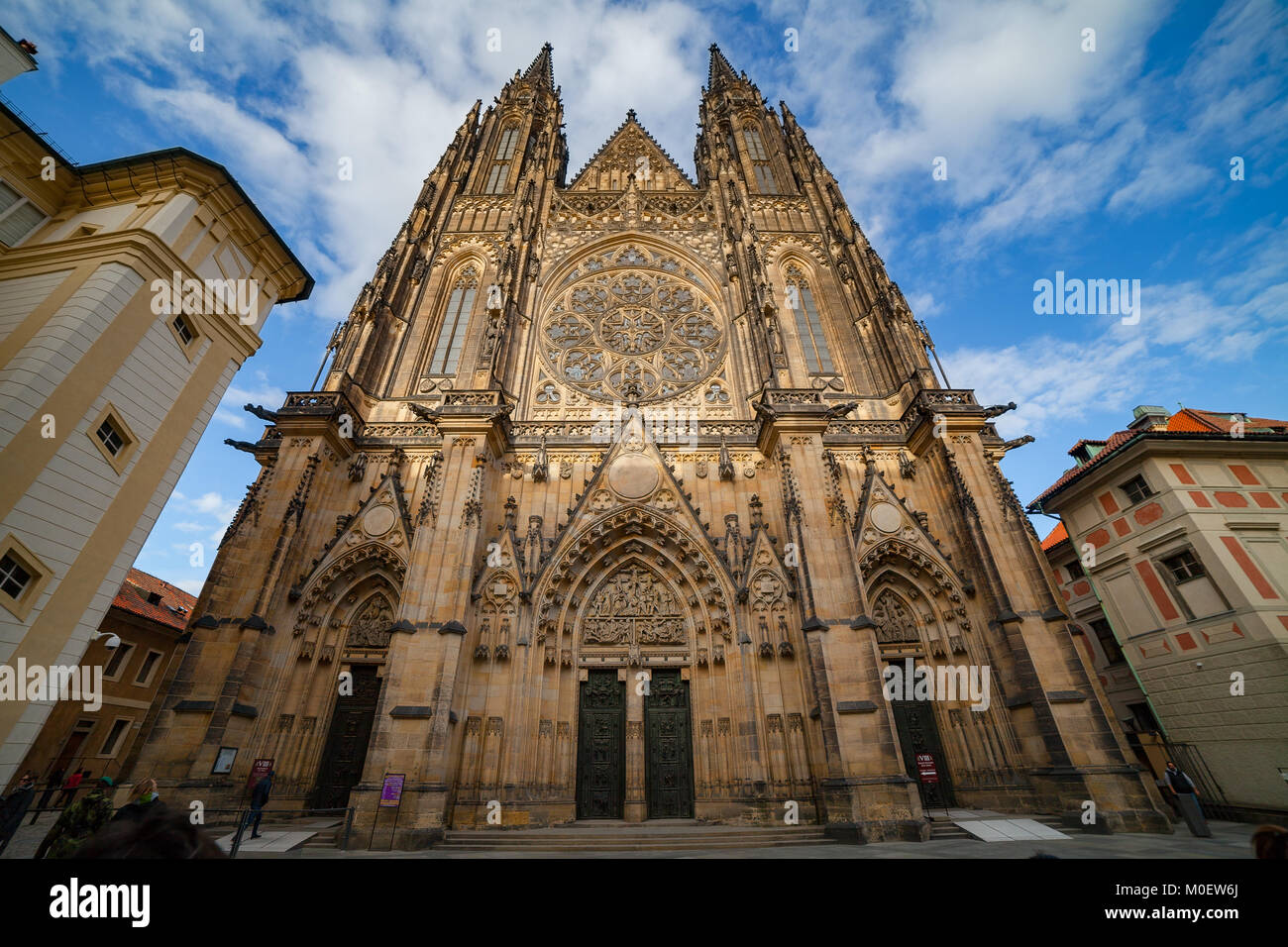 Gothic Portal Saint Vitus Cathedral High Resolution Stock Photography ...