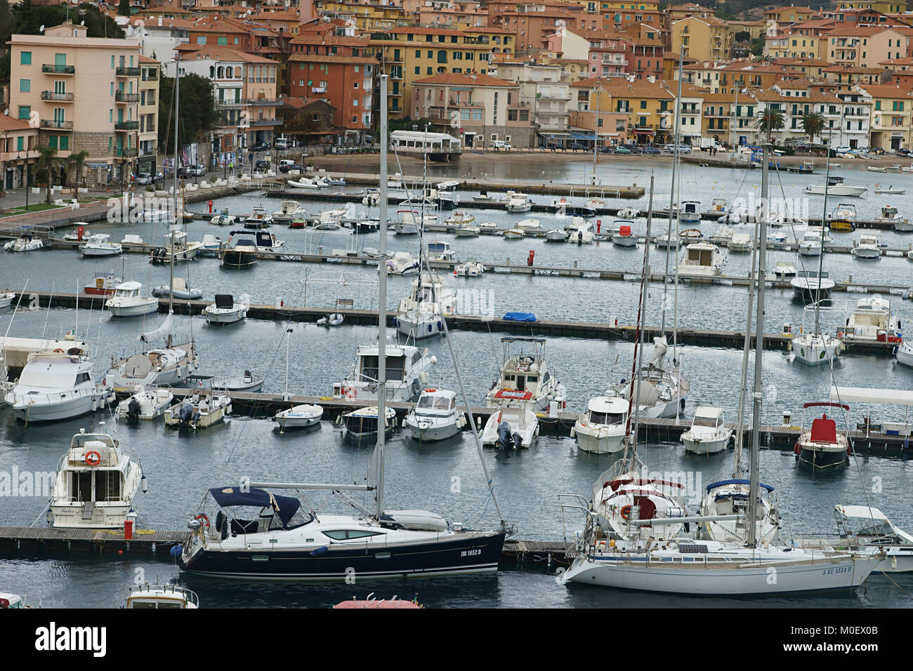 Landscape of porto ercole, Argentario, Orbetello lagoon, Grosseto ...
