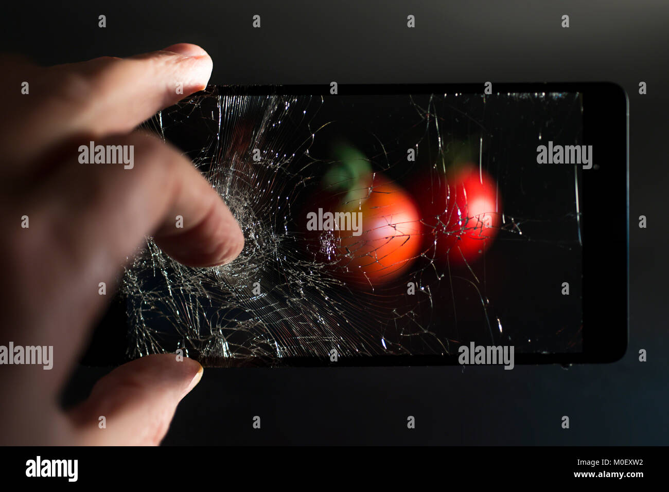 Smashed phone hi-res stock photography and images - Alamy