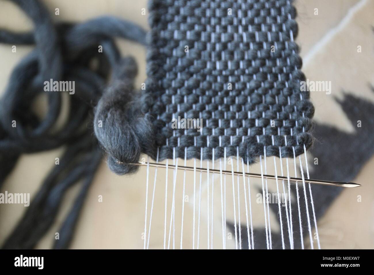 Weaving Wool High Resolution Stock Photography and Images - Alamy