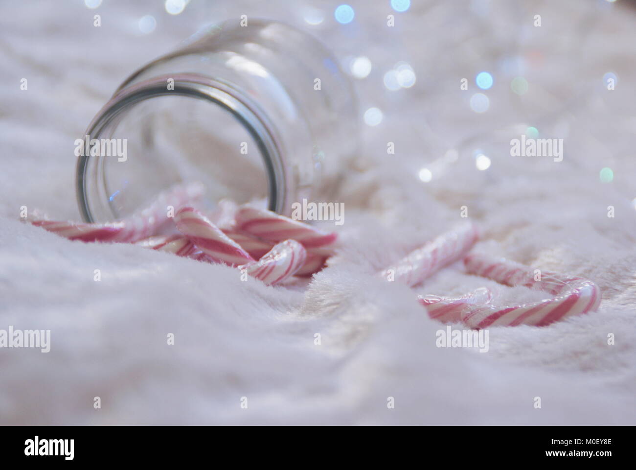Christmas candy canes illuminated hi-res stock photography and images ...
