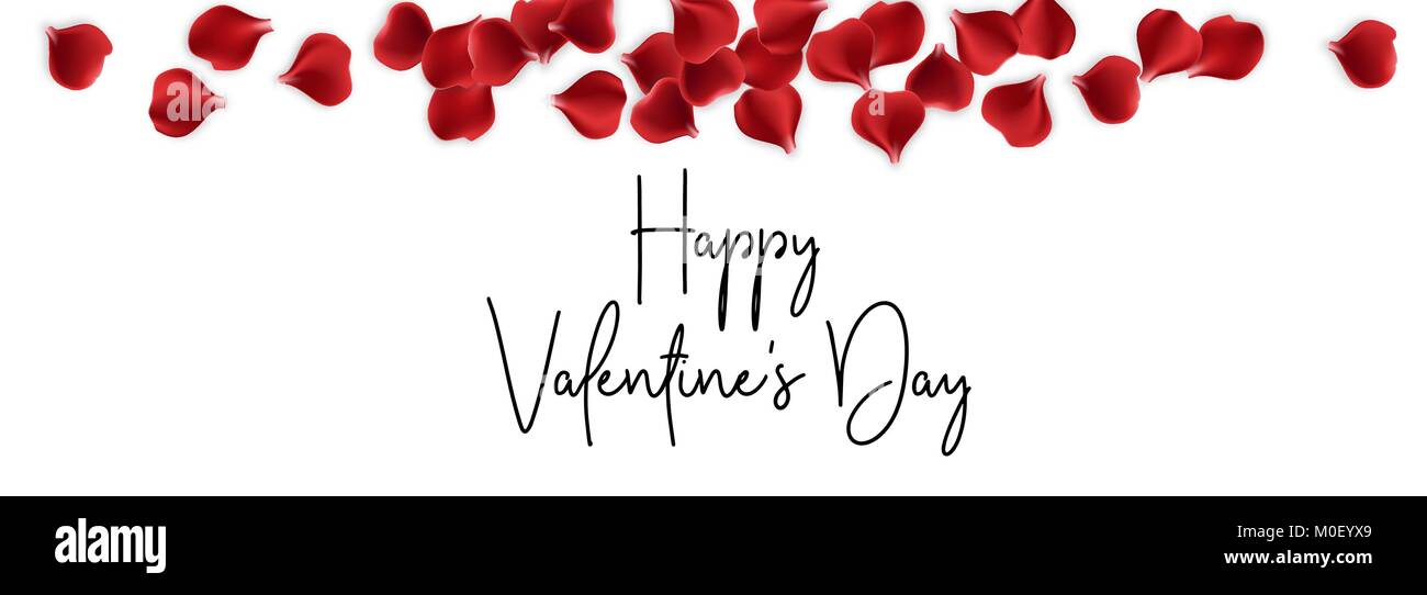 Red petals isolated Stock Vector Images - Alamy