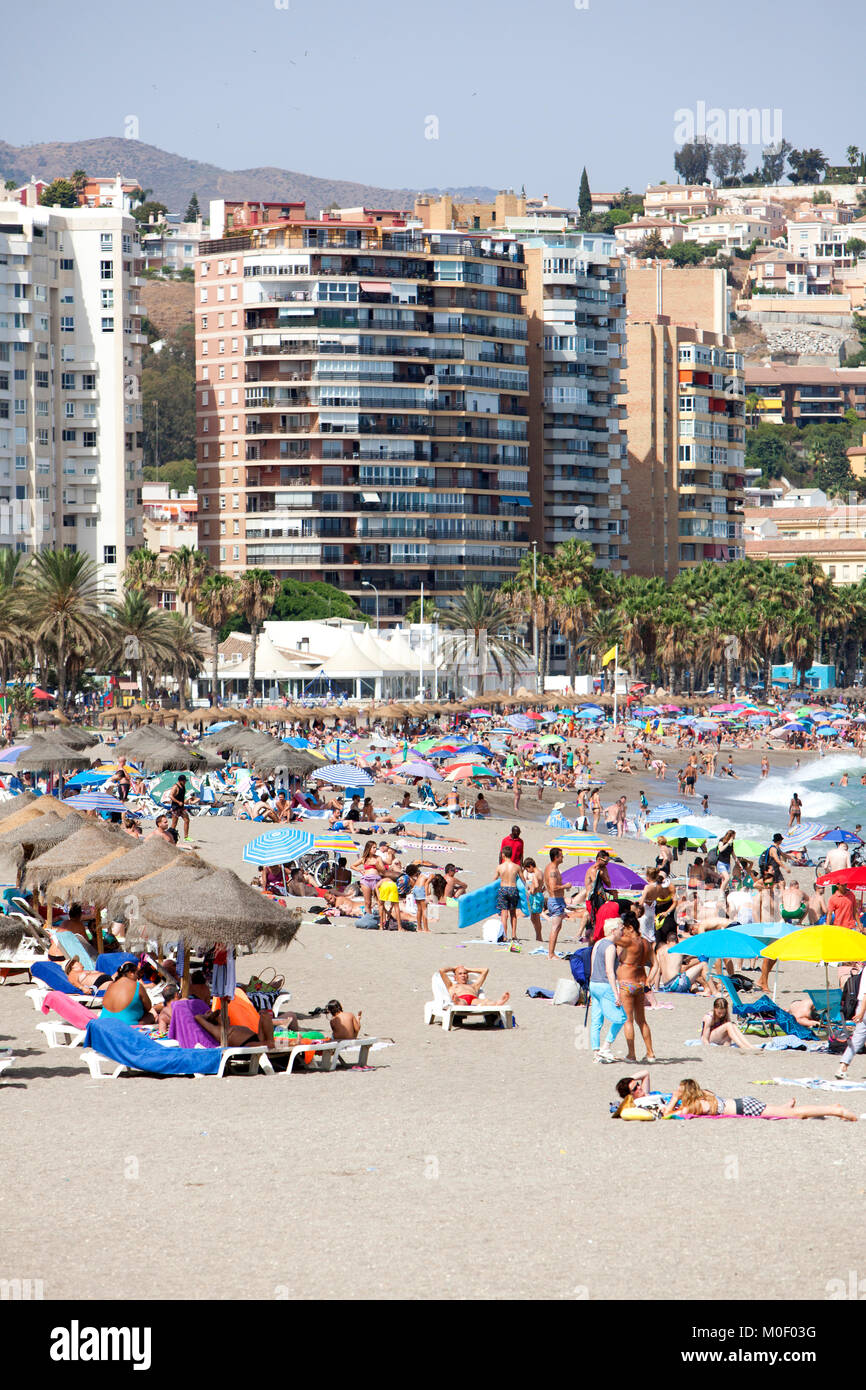 Playa de la malagueta malaga hi-res stock photography and images - Alamy
